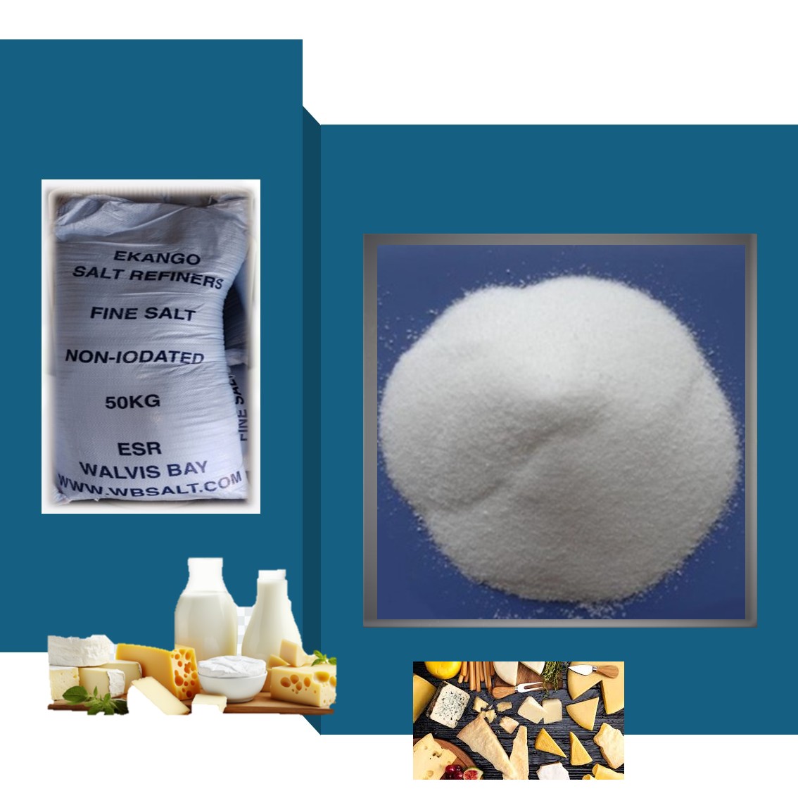 SALT - EKANGO REFINED FINE (WALVIS BAY) - 50 KG
